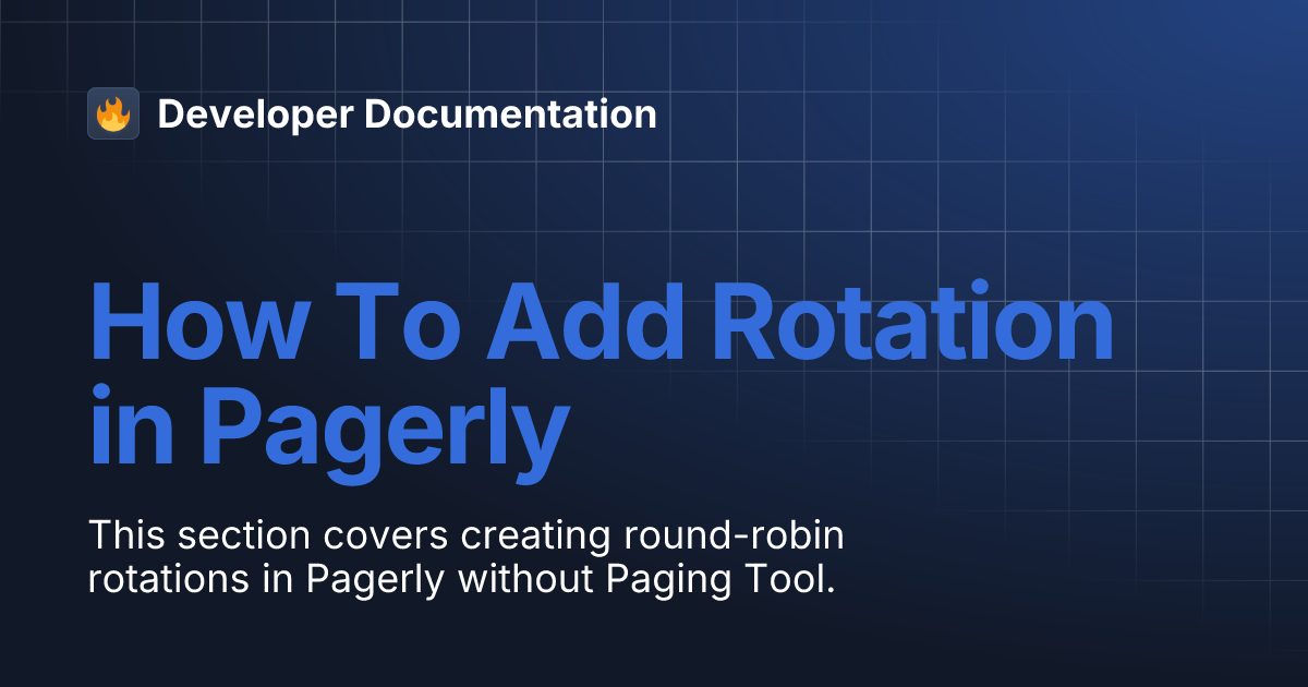 How To Add Rotation in Pagerly | Developer Documentation